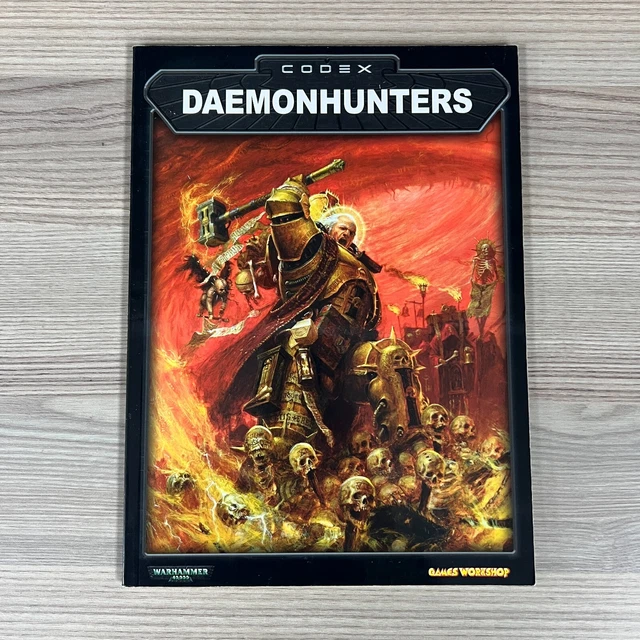 CODEX DAEMONHUNTERS LIVRE Warhammer 40,000 Espace Marines Inquisition ...