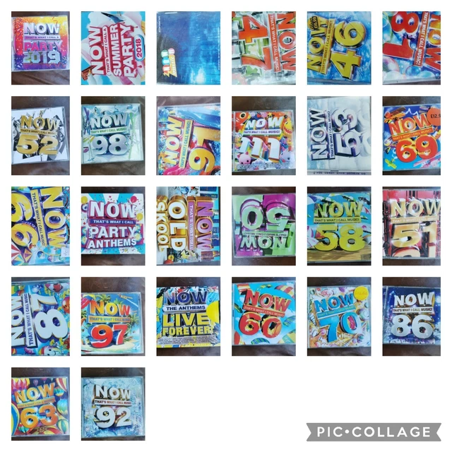 NOW THAT’S WHAT I Call Music Bundle Lot - 26 CD ALBUMS 80s 90s 2000s ...