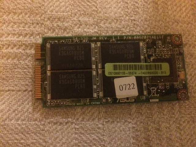 SSD 16GB MINI pci-e asus s4-ssd jm rev. 1.1 £4.00 - PicClick UK