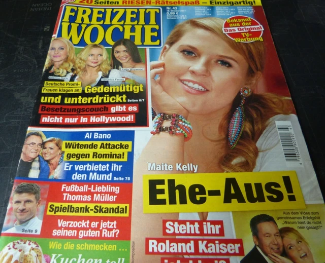 FREIZEIT WOCHE-MAITE KELLY/ROLAND Kaiser/Stefanie Hertel/Al Bano/Romina ...