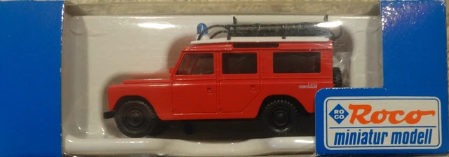 ROCO (SCALA H0) 1381 Land Rover carro armato + IMBALLO ORIGINALE ...