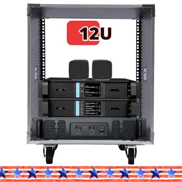 12U WALL MOUNT Network Server Data Cabinet Enclosure Rack Portable ...