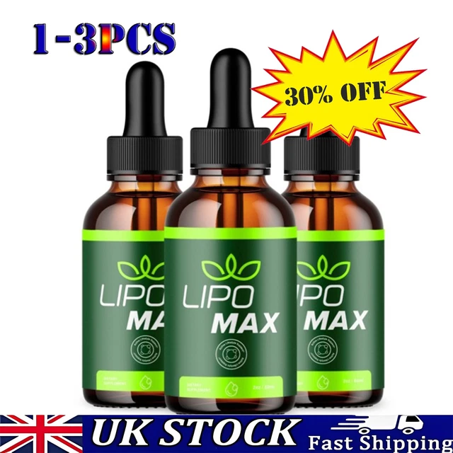LIPO MAX DROPS Complex Health & Fitness Supplement Advanced Formula ...