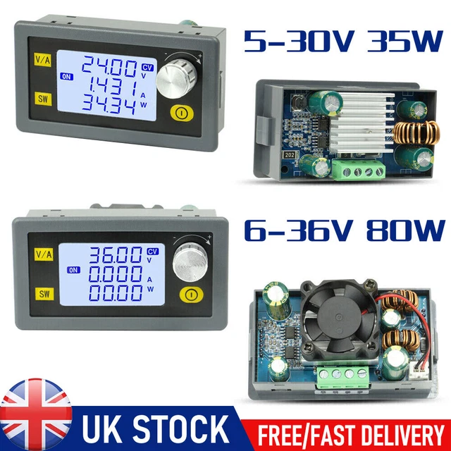 6~36V 35/80W DIGITAL Control DC Buck Boost Converter Constant Voltage ...
