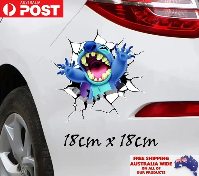 DISNEY CUTE CARTOON Stitch Sticker Novelty Vinyl Decal Car Window ...