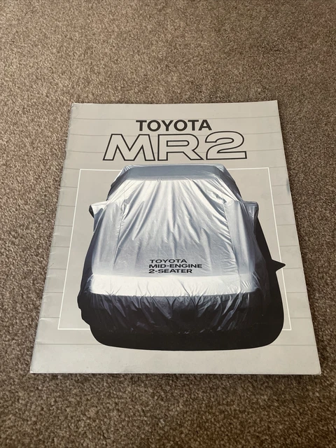 TOYOTA MR2 AW11 MK1a 4AGE TWIN Cam 16 Dealership Brochure 1985 Used £21 ...