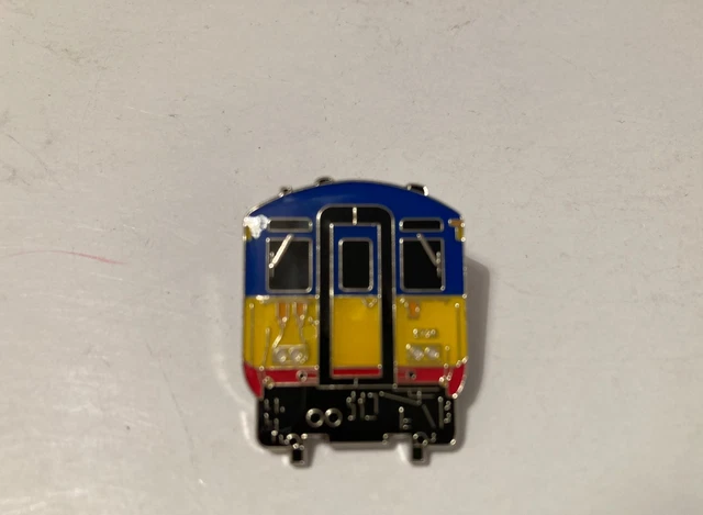 CLASS 455 SOUTH West Trains Front View Enamel brooch pin badge free ...