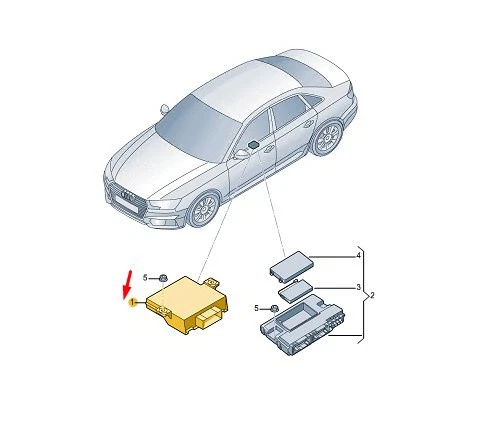 INTERFACE DE DIAGNOSTIC de passerelle de bus de données AUDI A4 B9 ...