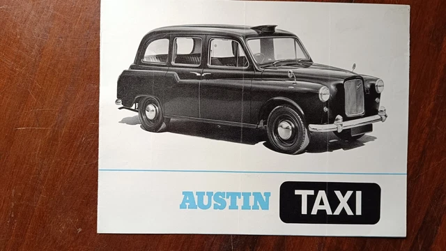 AUSTIN TAXI & Hire Car Brochure 1969 £5.99 - PicClick UK