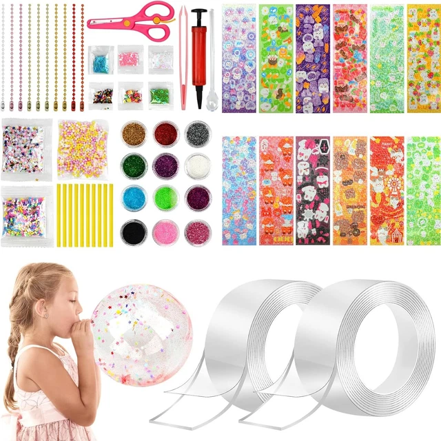 NANO TAPE BUBBLE Kit Double Sided Tape Bubbles Balloon DIY Craft Set ...