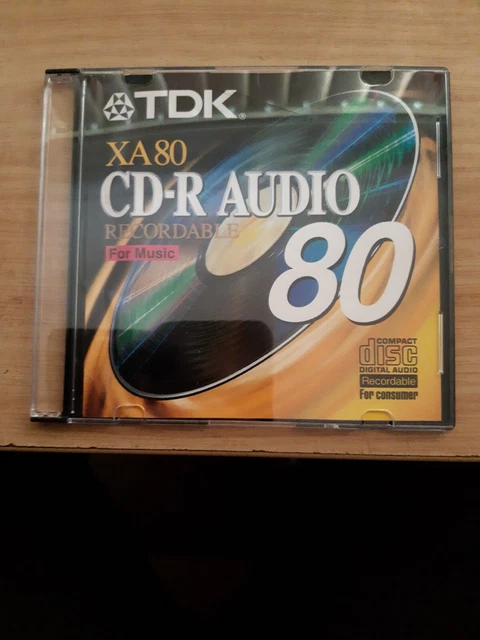 1X TDK AUDIO Music Recordable Blank CDR Compact Disc CD-R - CASE ONLY ...