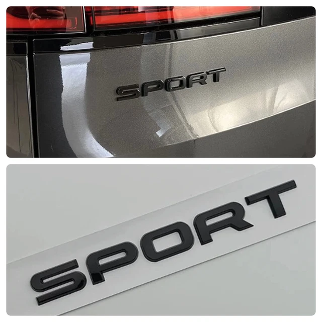 NEW GLOSS BLACK Range Rover Sport Badge Lettering Autobiography L461 ...