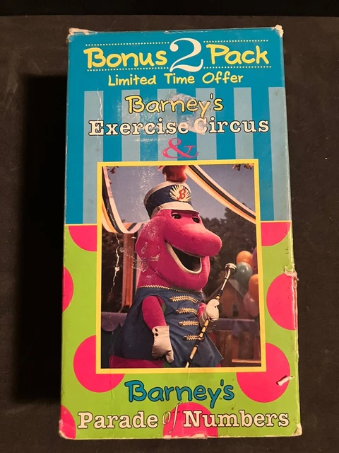 BARNEY BONUS 2 Pack - Barney’s Exercise Circus / Parade Of Numbers ...
