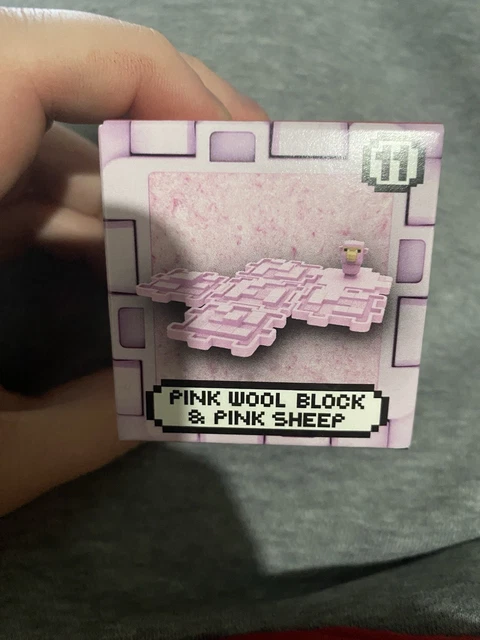 2025 A MINECRAFT Movie McDonald’s Kids Happy Meal Toy #11 Pink Wool ...