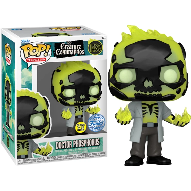 DC: CREATURE COMMANDOS Doctor Phosphorous GLOW GITD #1480 Funko Shop ...