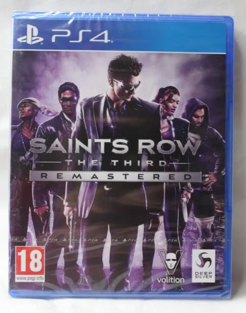 SAINTS ROW THE Third 3 Remastered PlayStation 4 PS4 New 13.99 PicClick UK