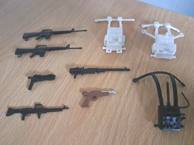 VINTAGE ACTION FORCE GI Joe Action Guns Weapons backpacks Bundle Job ...