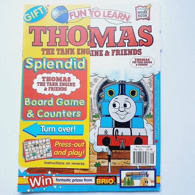 THOMAS THE TANK Engine Fun To Learn Magazine #216 1999 £8.99 - PicClick UK