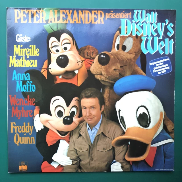 WALT DISNEY'S WELT German ZDF TV Soundtrack OST LP Peter Alexander ...