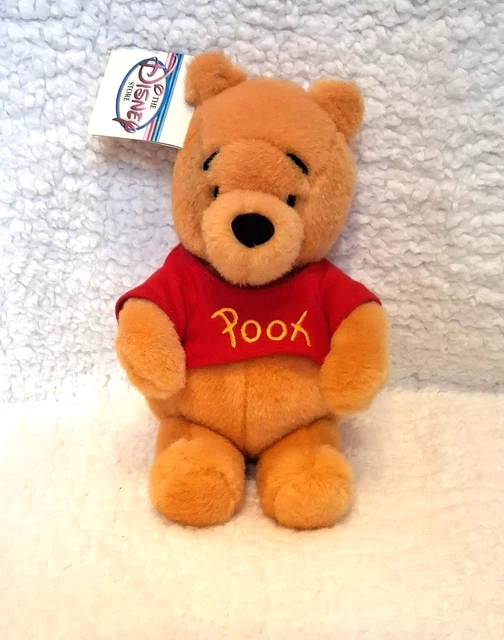 DISNEY STORE WINNIE The Pooh Bear 10" Inch Soft Plush Toy with Tags £8. ...