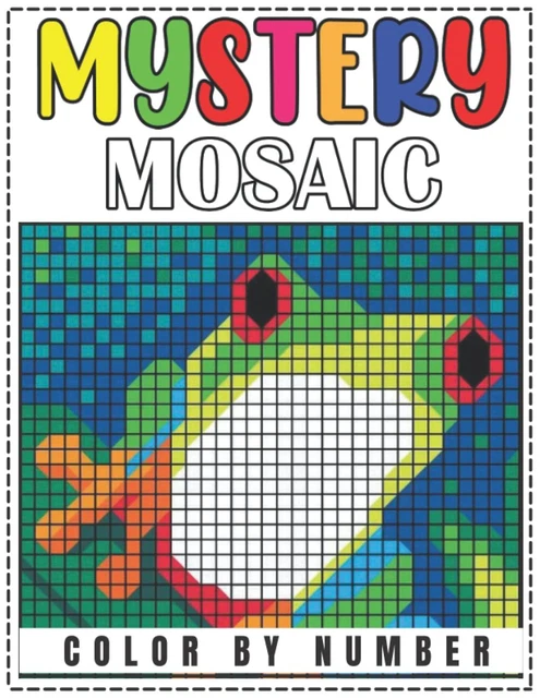MYSTERY MOSAIC COLOR By Number: Pixel Art For Kids & Adults, Beautiful ...