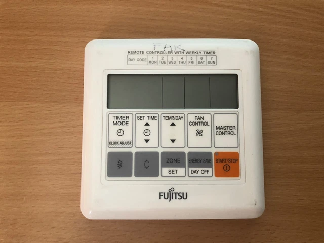 FUJITSU EZ-099CWSEFR AIR Conditioning Wall mounted hard wired remote ...