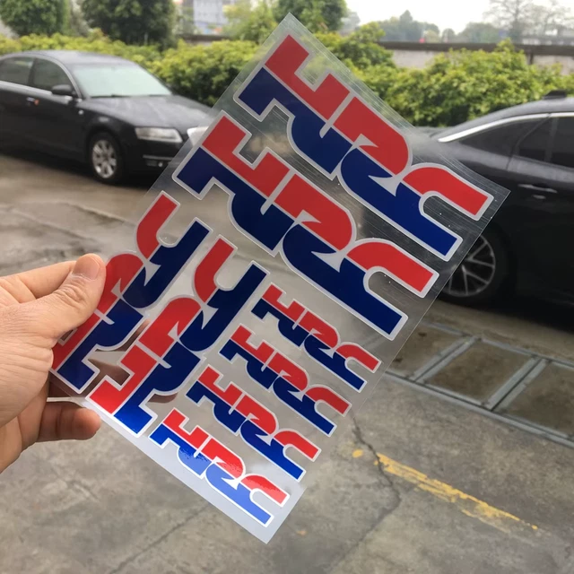 8 X HONDA RACING HRC DECAL STICKER BADGE HELMET BIKE LOGO £7.85 ...