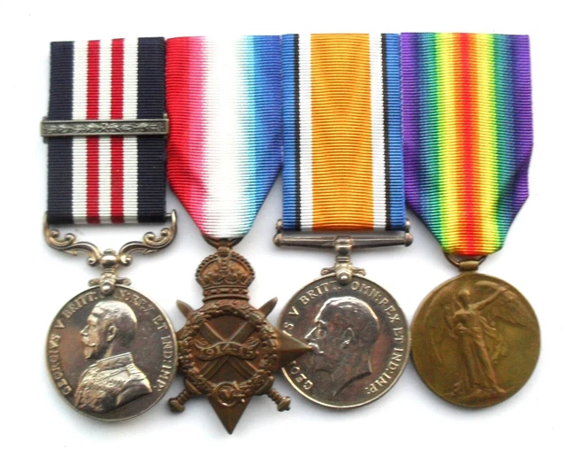 WW1 MILITARY MEDAL & Bar Group Pte. J. Norrie 1/4 Battalion Gordon Highlanders £1,230.72 ...