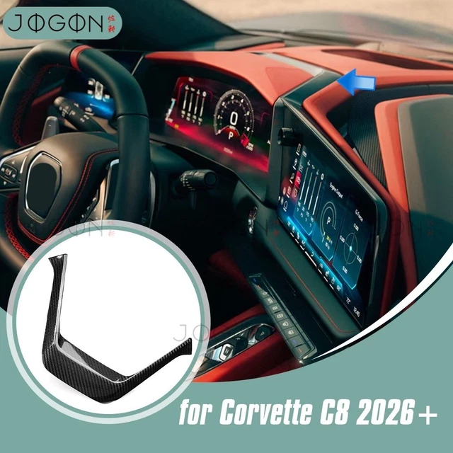 FOR CORVETTE C8 Z06 ZR1 2026+ Dry Carbon Dashboard Gauge Cluster Screen ...