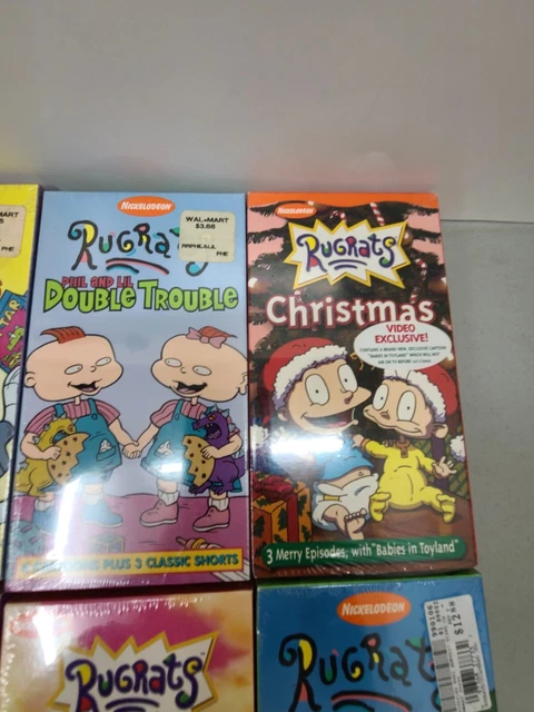 NICKELODEON VHS MOVIE Lot 11 SEALED Rugrats Catdog Christmas Paramount ...