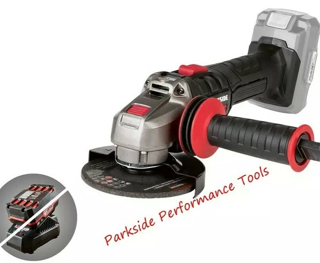 PARKSIDE PERFORMANCE MEULEUSE d’angle sans fil. PWSAP EUR 109,00 - PicClick FR