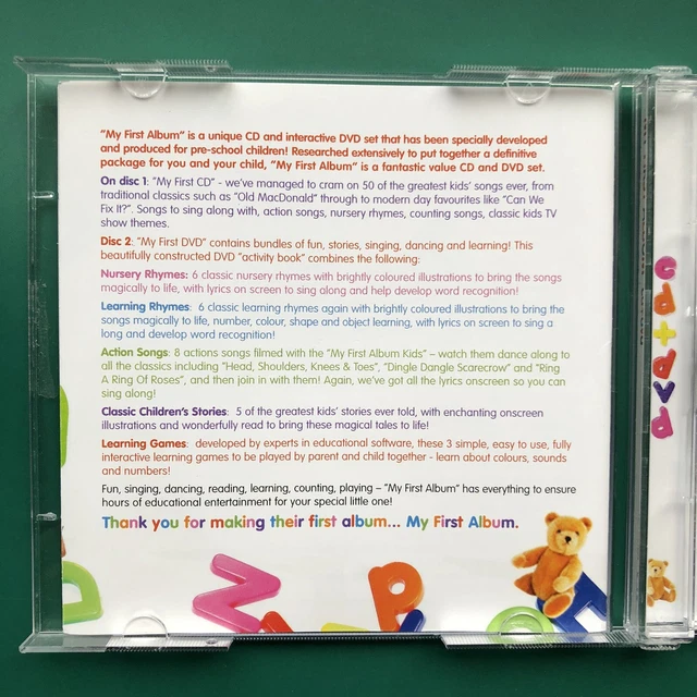 MY FIRST ALBUM Children's Songs Stories Nursery Rhymes CD+DVD SPECIAL ...