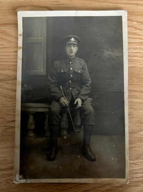 WW1 PHOTO PORTRAIT Postcard. Soldier Of Royal Horse Artillery. North ...