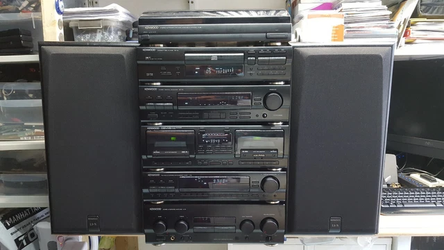 KENWOOD HIFI 6 pieces Stack system separates A-76 X-76 T-76L GE-760 DP ...