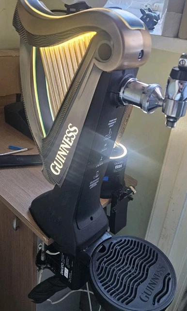RARE GUINNESS HARP Beer Pump / Tap Pub Bar Man Cave Collectable ...