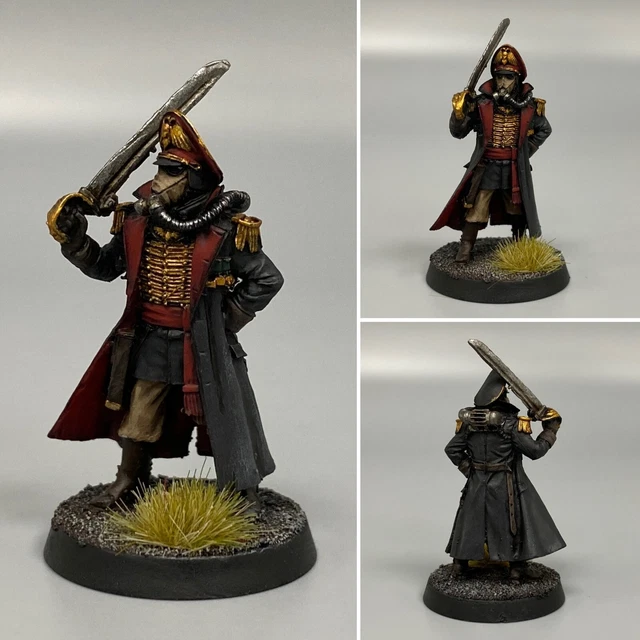 DEATH KORPS OF Krieg Commissar Painted Forge World Warhammer 40,000 40K ...