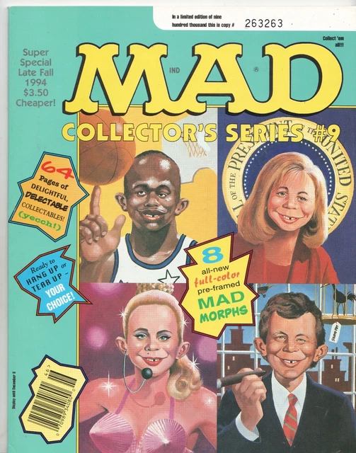 MAGAZINE MAD COLLECTOR'S SERIES #9 Super Special Fin automne 1994 EUR 6 ...