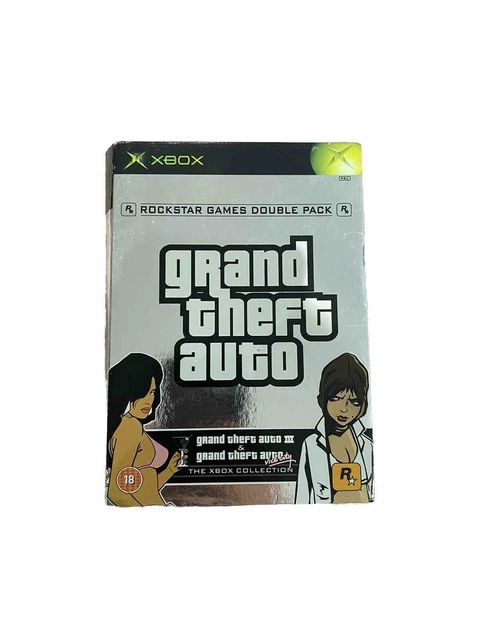 GRAND THEFT AUTO Double Pack Gta 3 And Vice City Original Xbox Game £24 ...