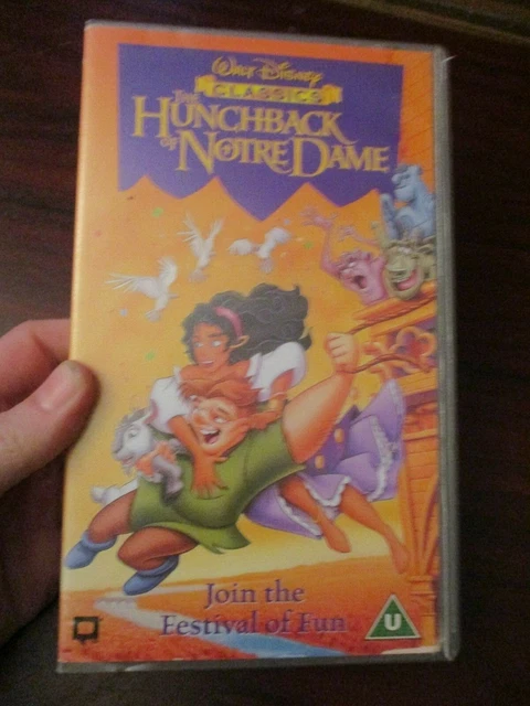 Hunchback Of Notre Dame Walt Disney Classics Vhs Video Tape 374 2285