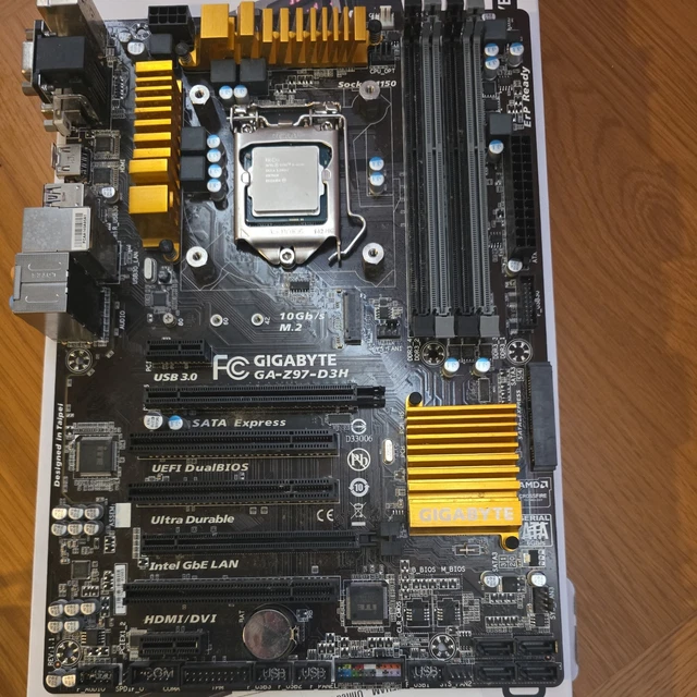 GIGABYTE GA-H97M-D3H, LGA 1150/Socket H3, Intel Motherboard with i5 ...