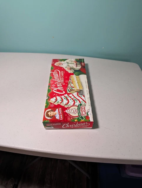 LITTLE DEBBIE CHRISTMAS Tree Snack Cakes Vanilla & Cream new In Box 5 ...