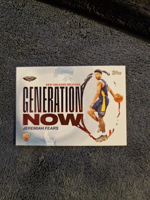 TOPPS NBA 2025/26 Jeremiah Fears Generation Now - GN-7 £1.16 - PicClick UK