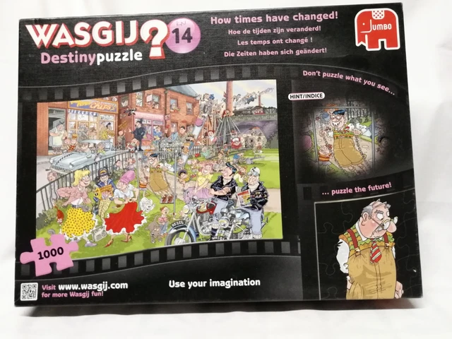 JUMBO WASGIJ DESTINY Puzzle "How Times Have Changed" No.14. - 1000 ...