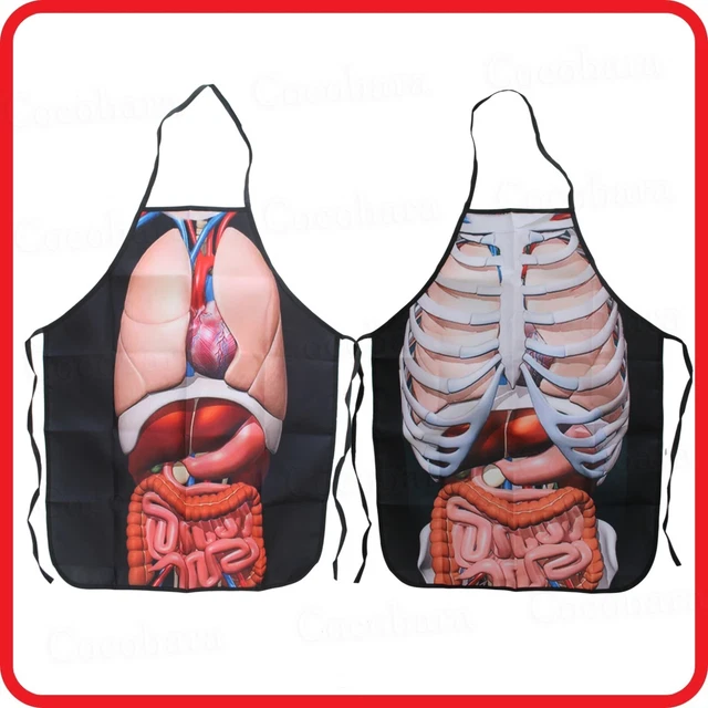 APRON-FUNNY-ANATOMY HUMAN BODY Internal Organs Diagram Image-Halloween ... APRON-FUNNY-ANATOMY HUMAN BODY Internal Organs Diagram Image-Halloween ...