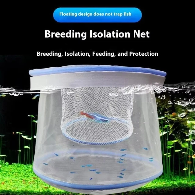 MULTIPLE SIZES FISH Hatchery Net Fish Tank Isolation Net Fish Care ...