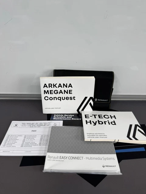 RENAULT ARKANA HYBRID Owners Pack / Handbook / Manual + Wallet 2019 ...