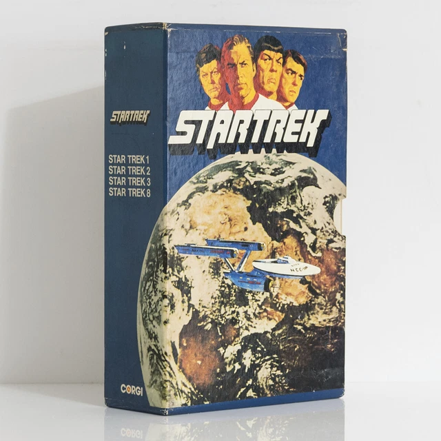 STAR TREK BOX set 1-3, 8 James Blish - 1973 Corgi - tv tie-in SF ...