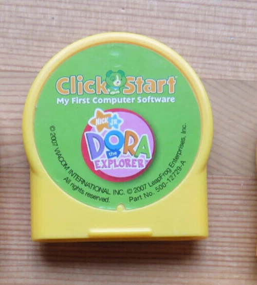 LEAPFROG CLICK START Dora The Explorer Nick Jr 2007 Cartridge £6.00 ...