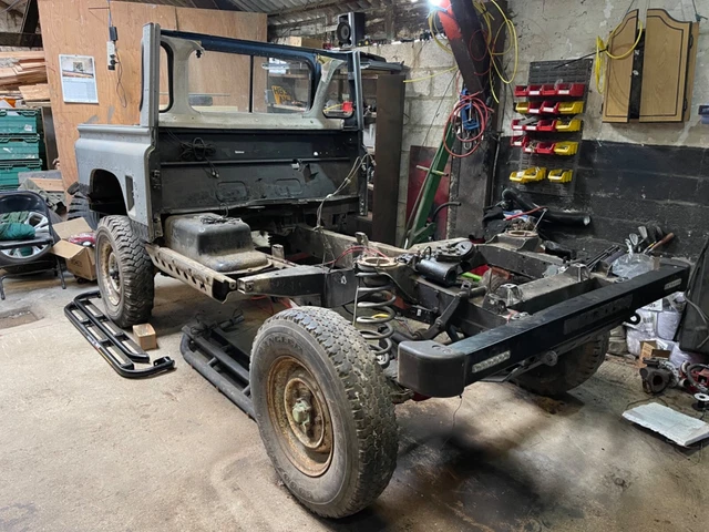 LAND ROVER DEFENDER 90 Rolling Galvanised chassis £5,000.00 - PicClick UK