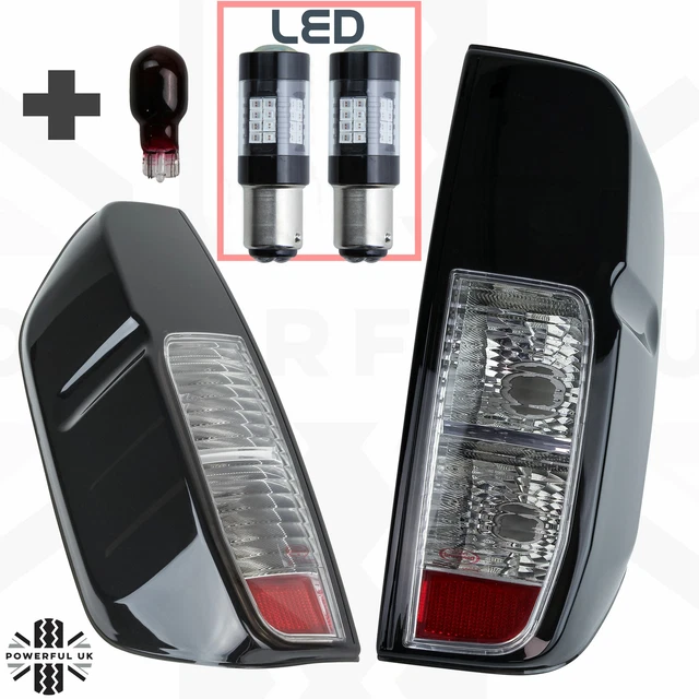 LED SMOKED REAR Lights for Nissan Navara D40 Pair LH RH Bulbs Kit £89. ...